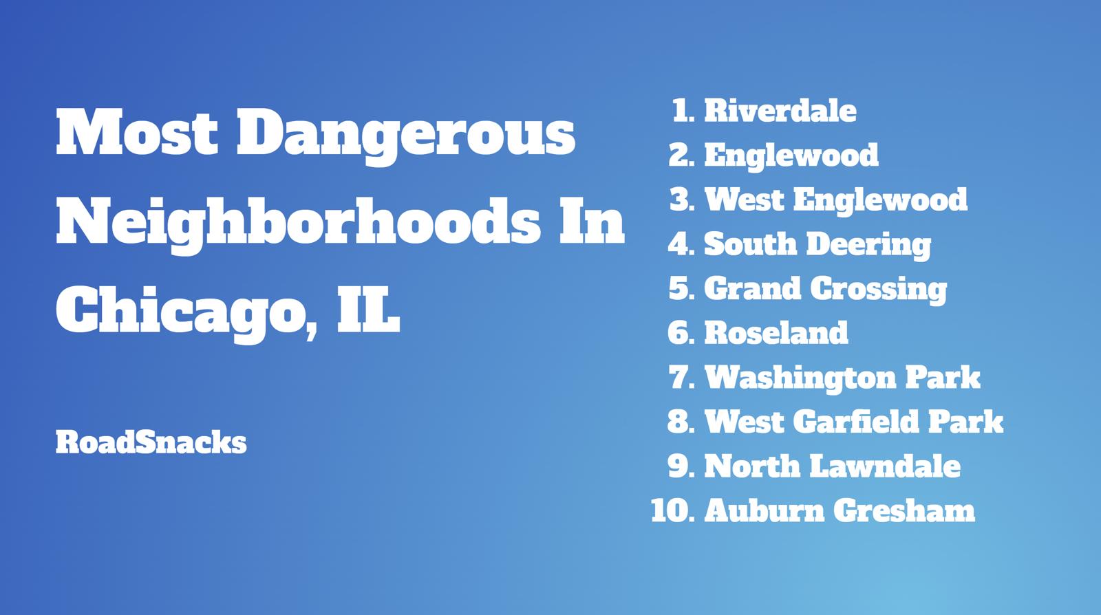 10 Most Dangerous Neighborhoods In Chicago, IL [2025]
